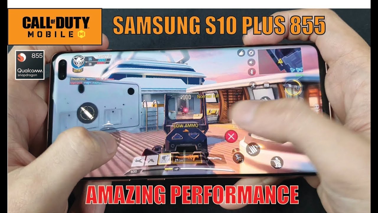 Samsung S10+ US Test game COD Mobile max setting - YouTube