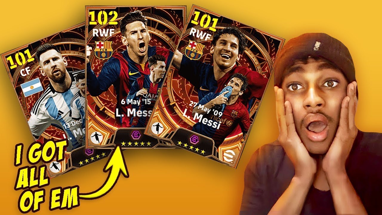 Can I Pack Any Of The New Messi Cards|| Efootball Mobile Pack Opening 😱 ...