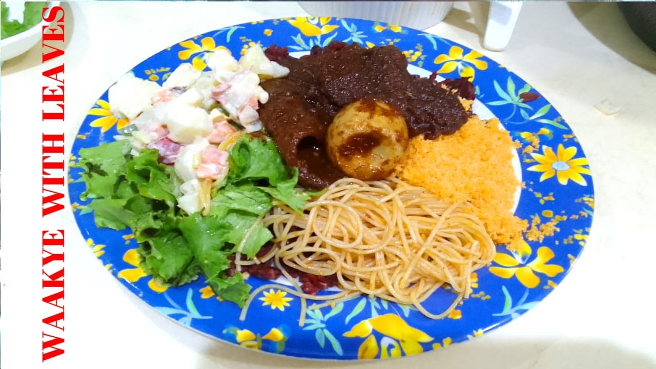 Cooking Authentic Ghana 🇬🇭 Waakye // Waakye recipe //Ghana street food ...
