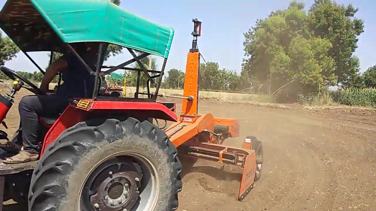 Laser land leveling(1) - YouTube