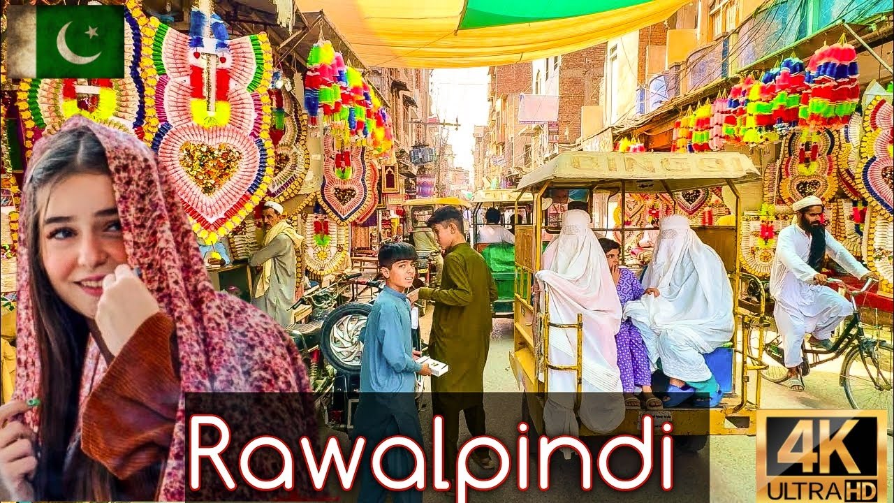 4K Walk 6th Road Rawalpindi | Inside City Tour In Pakistan 2025 ...