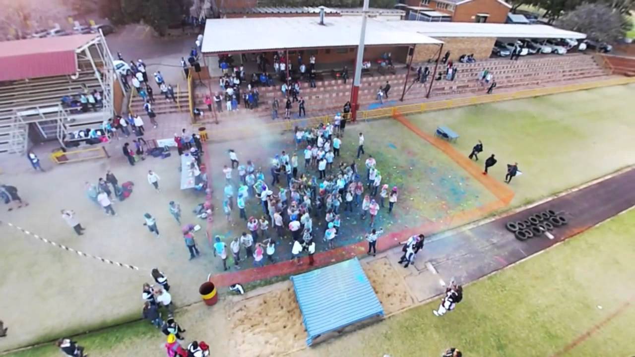 Aerial Footage - Hoërskool Overkruin - YouTube