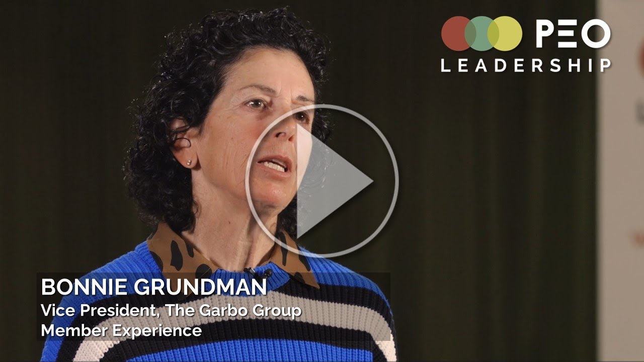 PEO Leadership Testimonial - Bonnie Grundman, The Garbo Group - YouTube