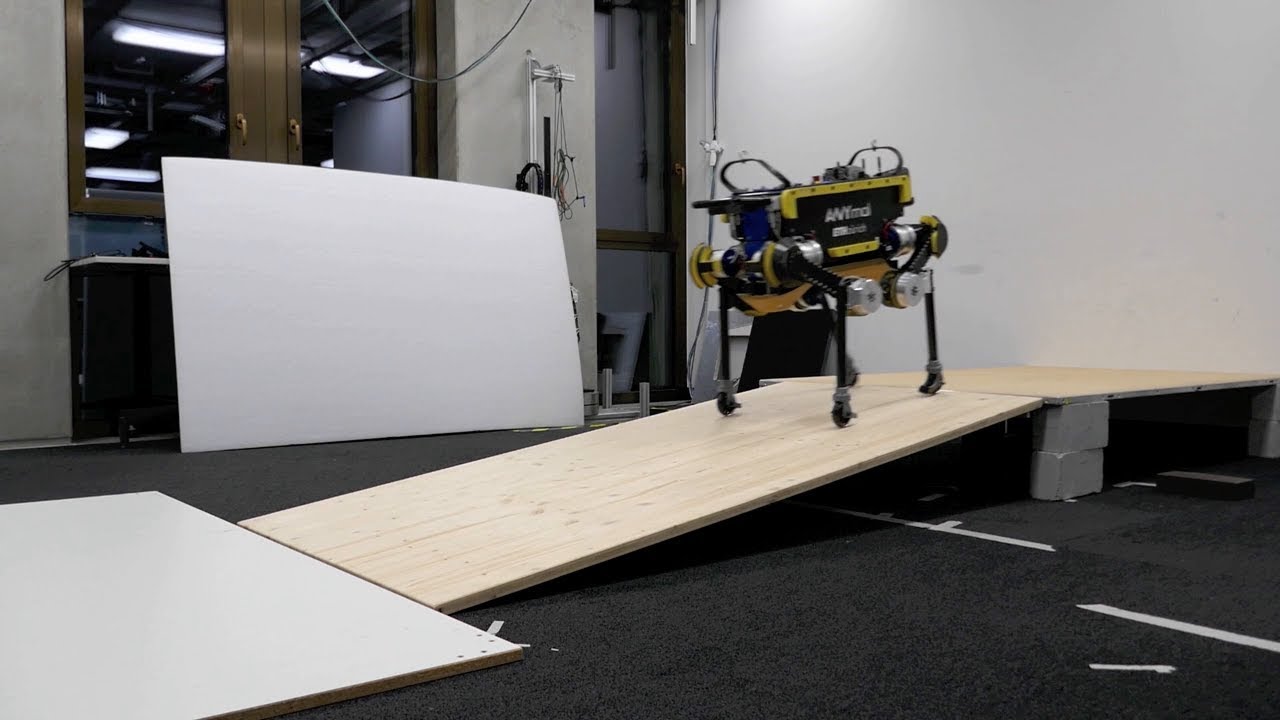 Roller Skating Robot ANYmal - YouTube
