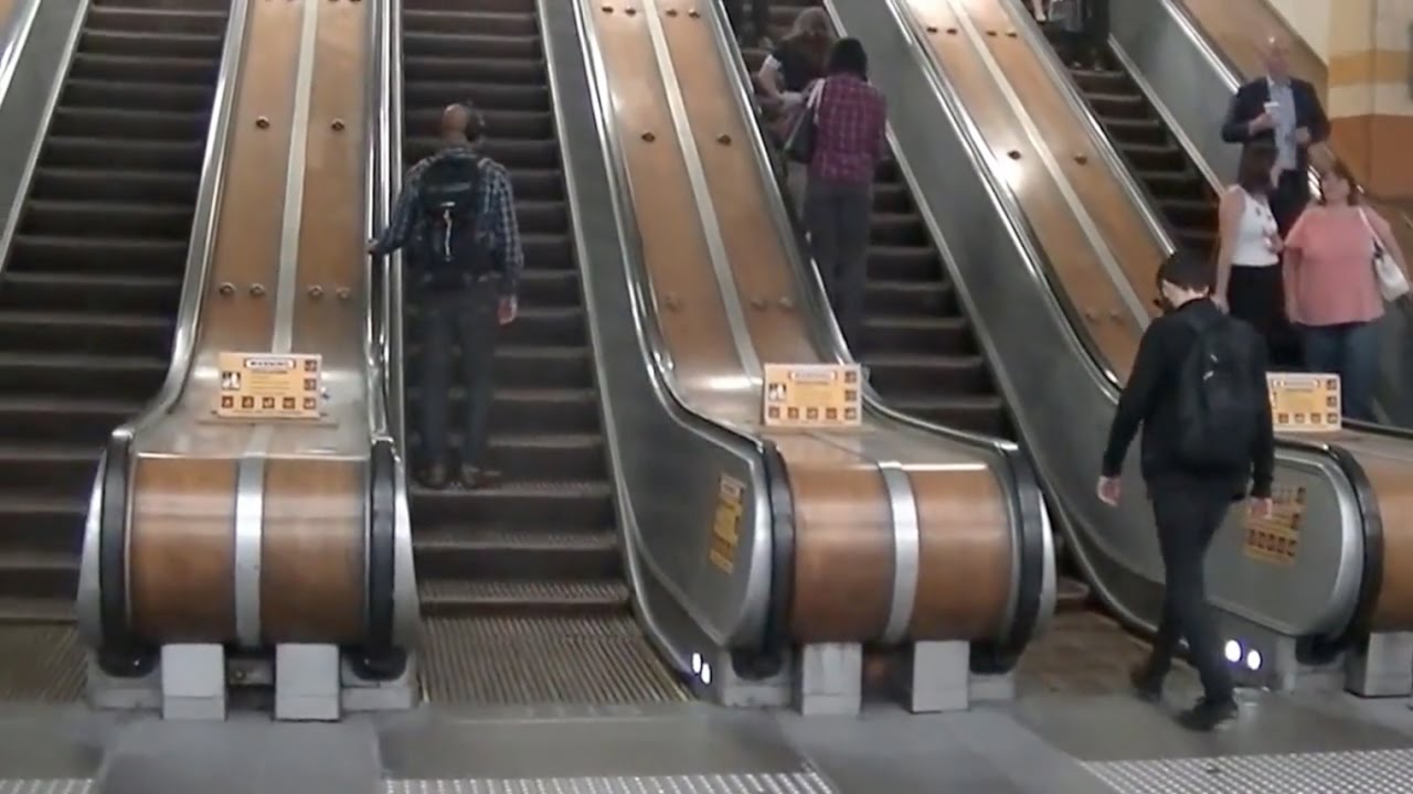 Wynyard's 90 Year Old Escalators - YouTube