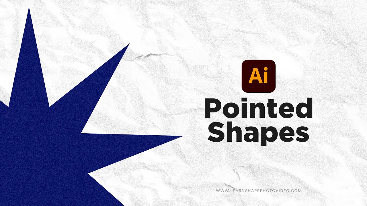 Adobe Illustrator: Create Pointed Shapes Using the Start Tool - YouTube