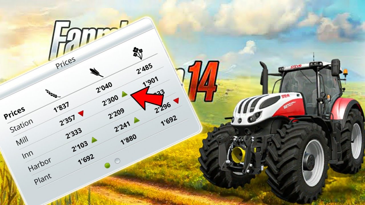 Selling wheat high prices in fs14 | Farming Simulator 14 | Timelapse ...