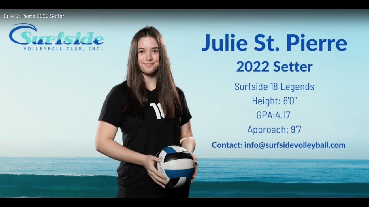 Julie St Pierre 2022 Setter PVL Feb. 13-14 Highlights - YouTube