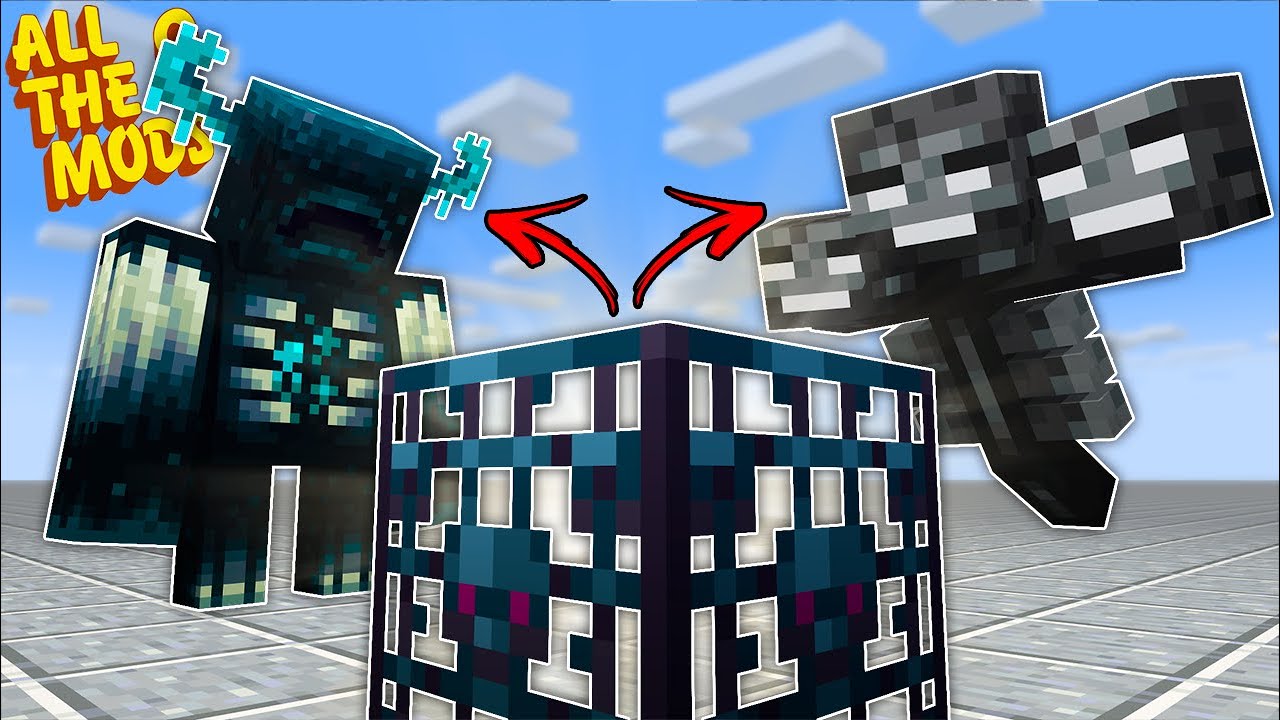 SPAWNER de WITHER E WARDEN!! ISSO NÃO DEVERIA EXISTIR!! - Minecraft ATM ...