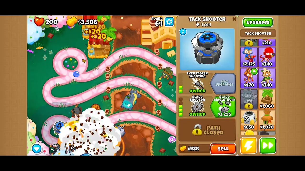 Bloons TD 6 – Candy Falls Map Gameplay & Strategy (BTD6 Gameplay) - YouTube
