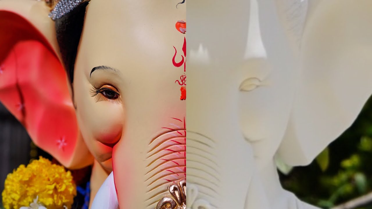 Ganpati Murti Making | Ganpati Murti Painting | Crafted Frames | - YouTube