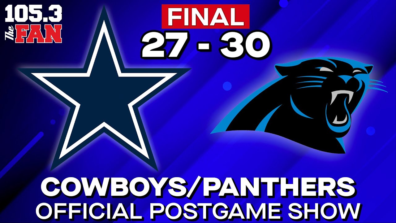 Cowboys vs Panthers Postgame Show - YouTube