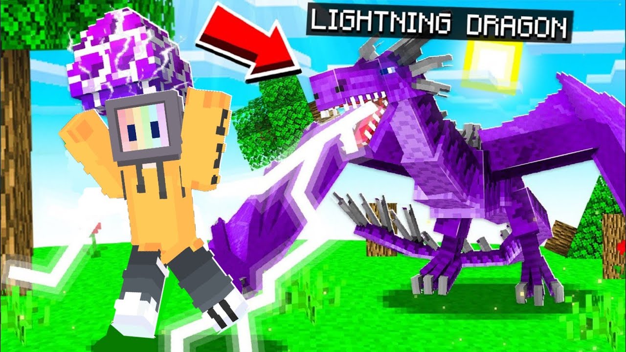 LIGHTING DRAGON IN MINECRAFT | Chapati Hindustani Gamer | Minecraft ...