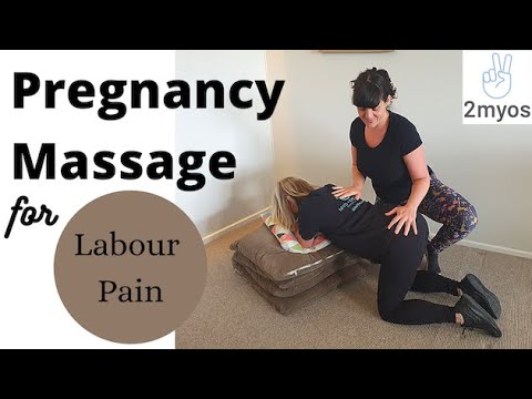 Pregnancy massage for labour pain - YouTube