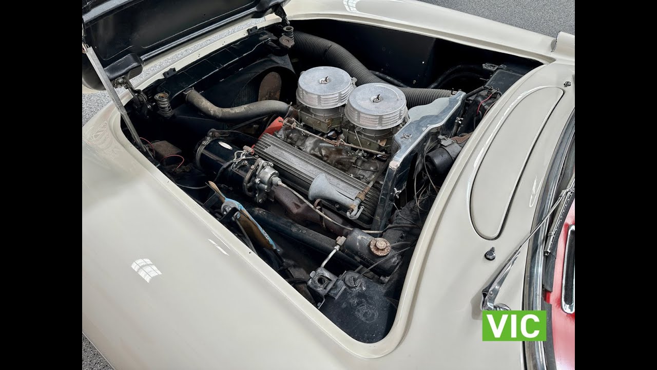 1956 Corvette C1 Roadster - Engine Video - YouTube