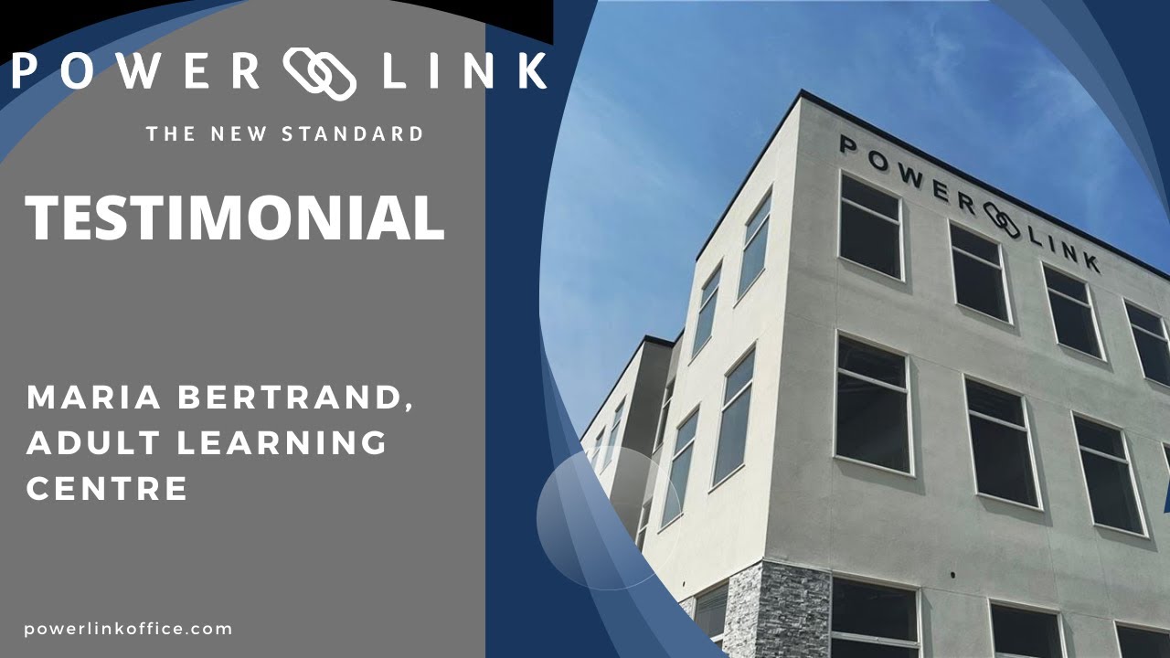 Powerlink Testimonial: Maria Bertrand, Adult Learning Centre - YouTube