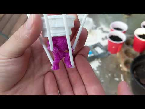 DIY investment cast process using aluminum and 3d-printer - YouTube