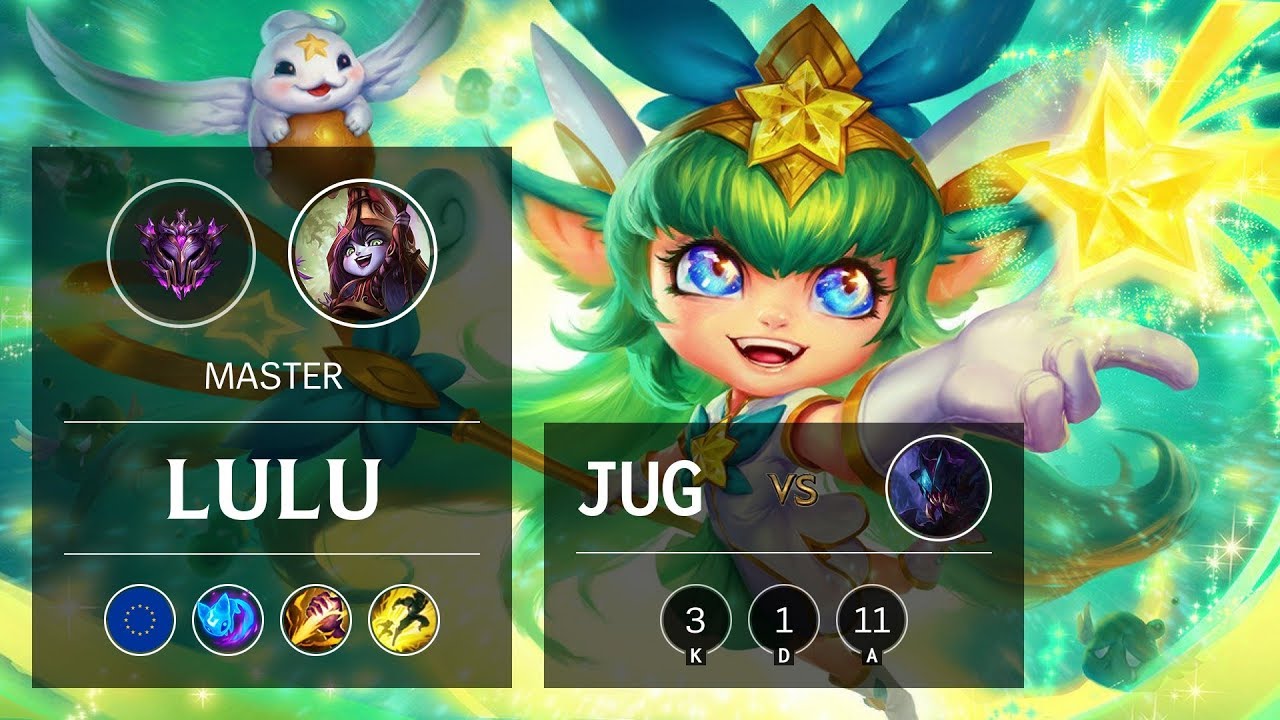 Lulu Jungle vs Rek'Sai - EUW Master Patch 9.6 - YouTube