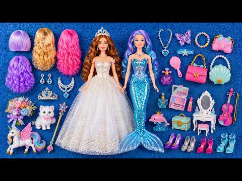 8:58 Minutes Satisfying with Unboxing Barbie Princess Pink Kitchen,Rock Bed Play Set Review Toy｜ASMR