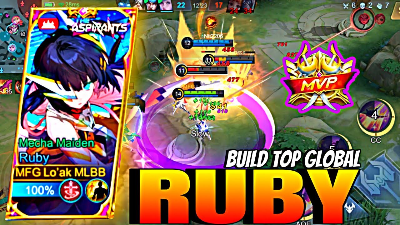 RUBY BEST BUILD 2023 DAMAGE HP , BEST BUILD BURIED S30 | MOBILE LEGENDS ...
