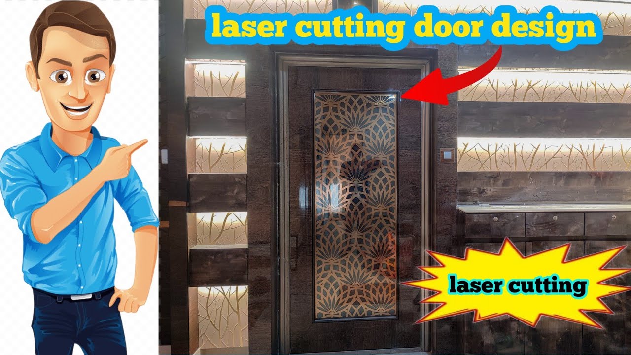 How to Laser cutting MS iron door design|laser cutting Gate design/CNC ...