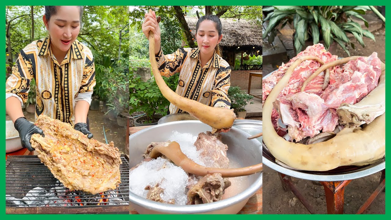 Unique cooking Ox Tail, Beef Ribs Tasty, Mommy Chef Sros cook Ox Tail ...