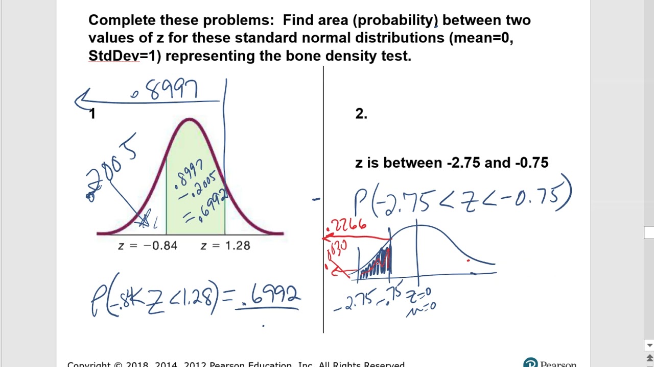 6.1 The Standard Normal Distribution notes Part 2 of 3 - YouTube