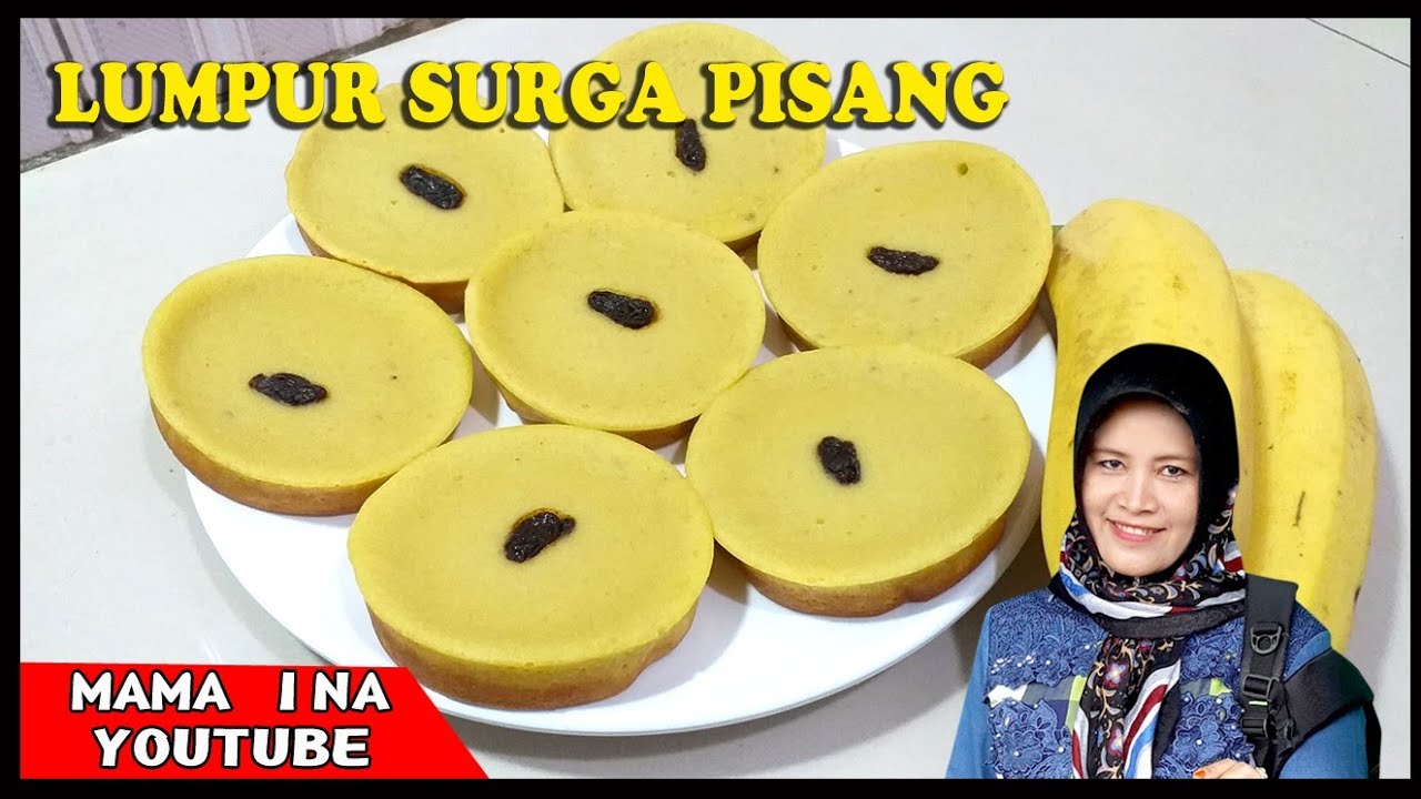 Resep kue lumpur surga pisang super lembut, enak & manis - YouTube