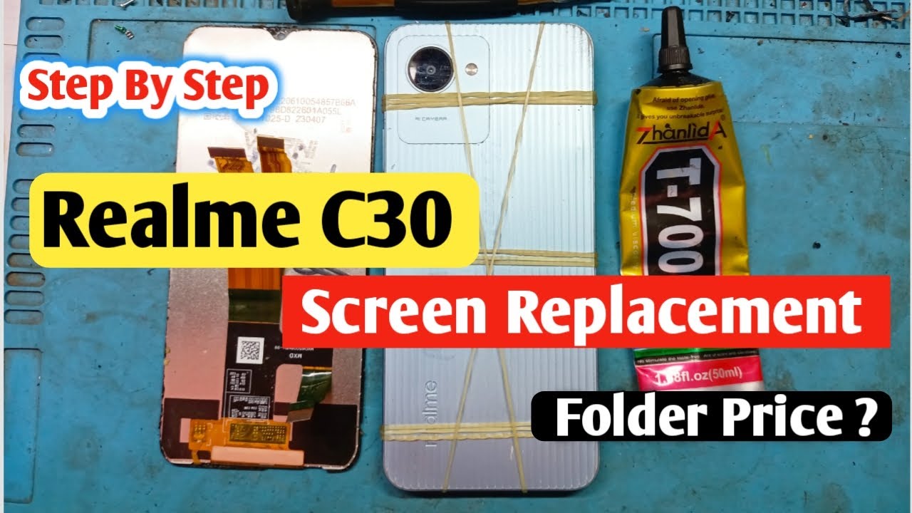 Realme C30 Display + Screen Replacement | Realme C30 Folder Change ...