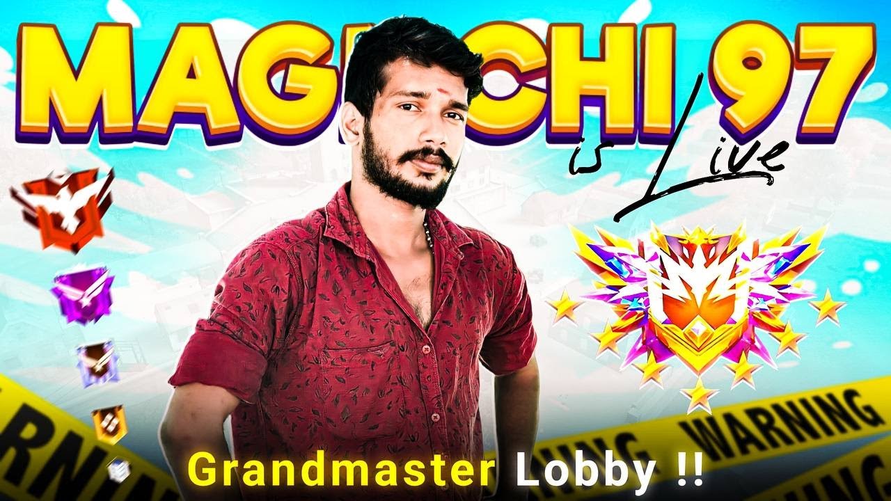 GRANDMASTER RANK PUSHING GO TO REGION || MAGILCHI 97 LIVE - YouTube