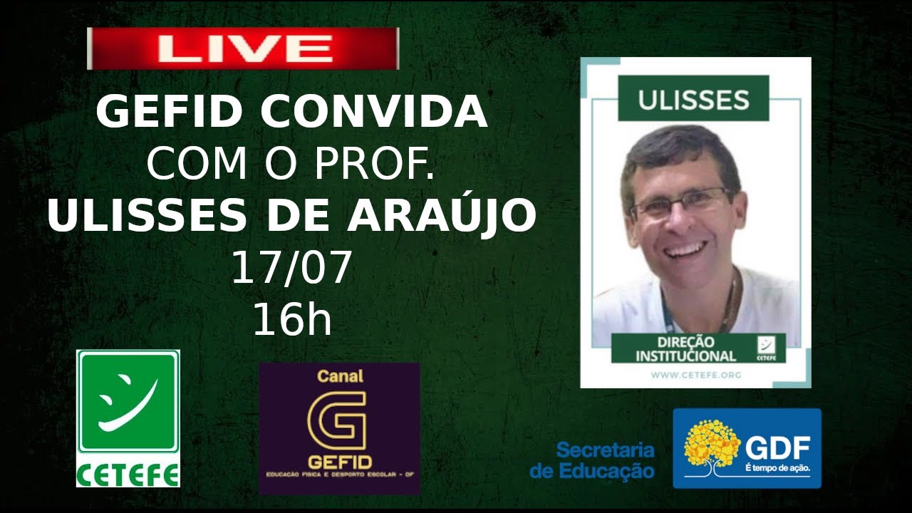GEFID CONVIDA com o Professor Ulisses de Araújo - YouTube