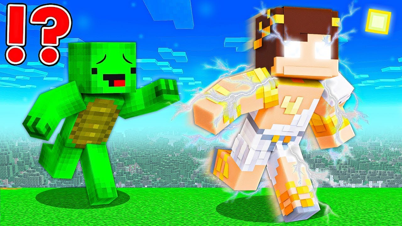 OVERSPEED GOD Speedrunner VS Hunter in Minecraft JJ and Mikey ...