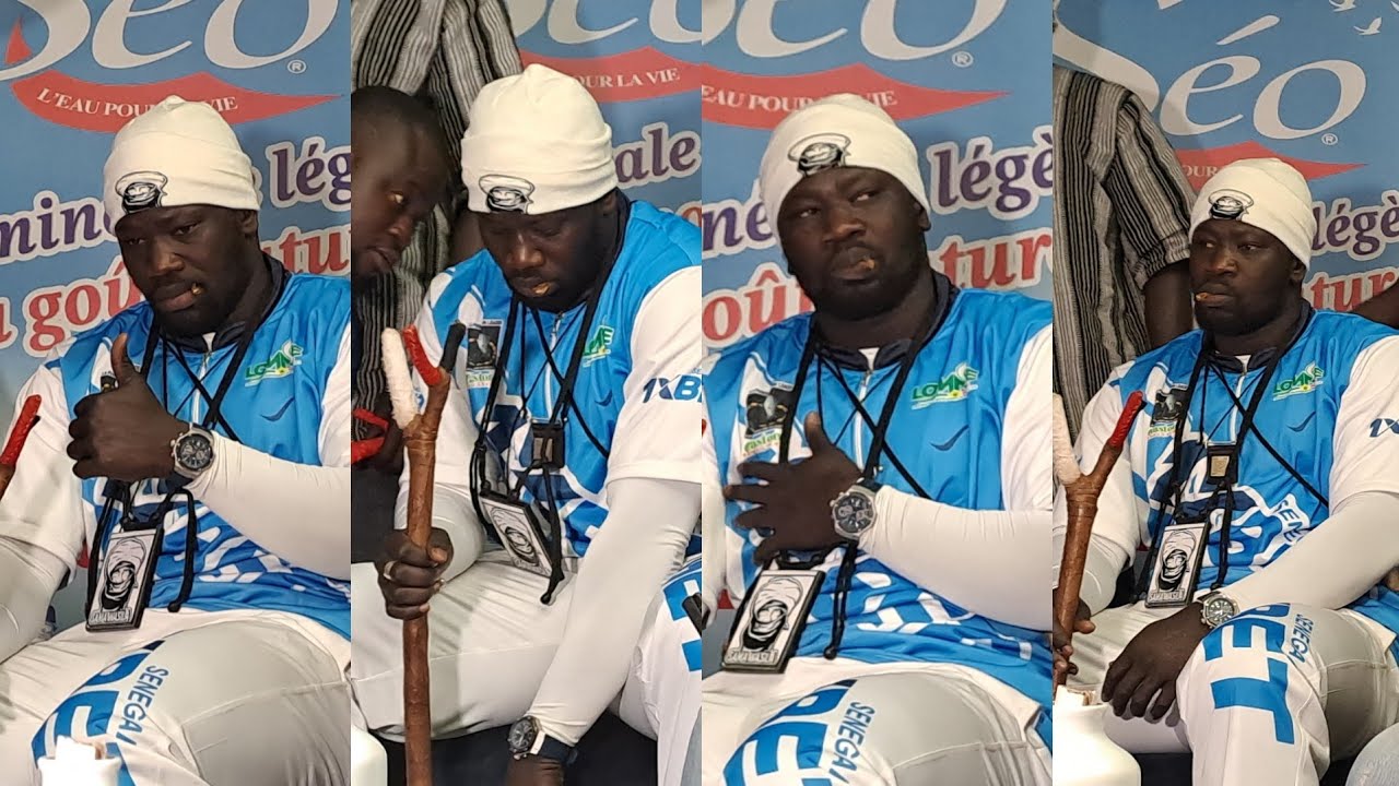 Boy Niang 2 avec son Visage très serieux lors de son entrée dans le ...