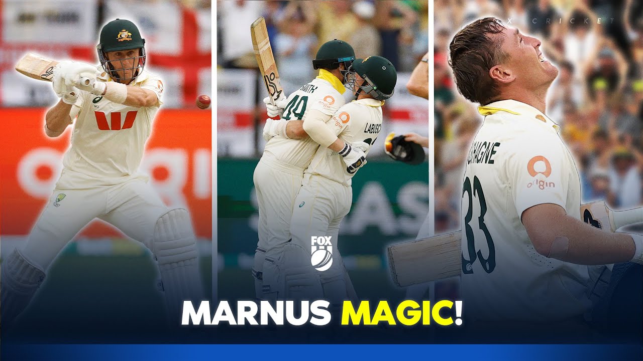 HE IS BACK! 👀 Marnus hits a quick Ashes 50 to win it for Australia 🔥 ...