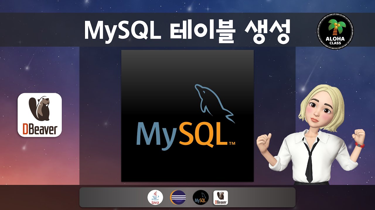 Eclipse Dbeaver Mysql Board 테이블 생성 Mysql Create Table Youtube