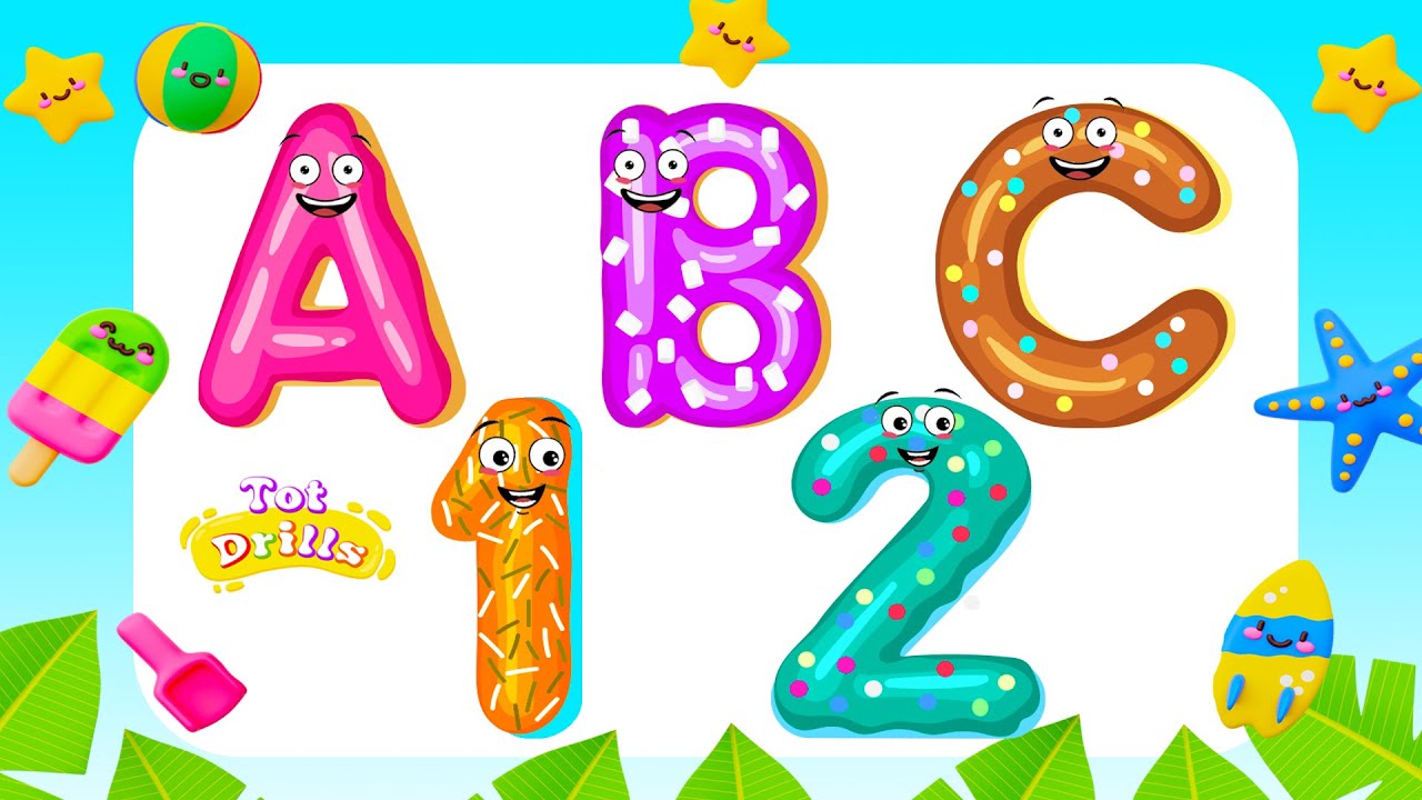 ABC and 123 learning for 2 year olds | The Best of Toddler Fun Learning ...
