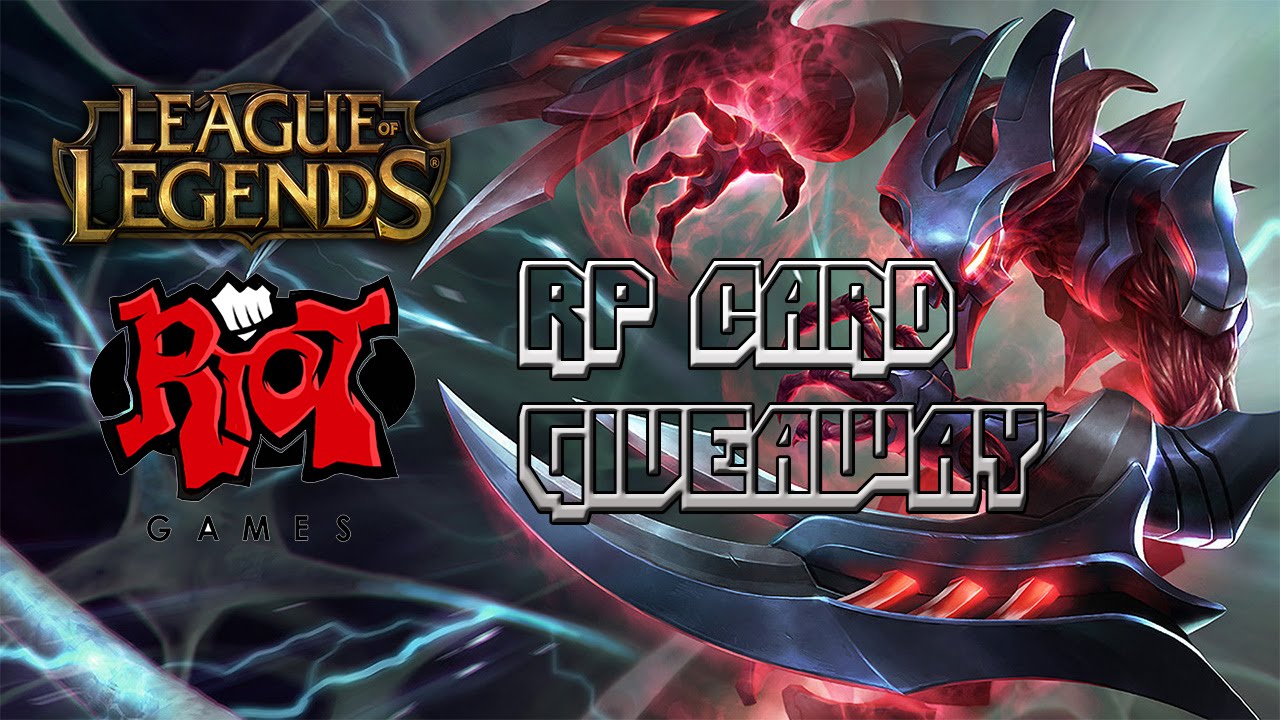League of Legends RP Giveaway! 20€ - YouTube