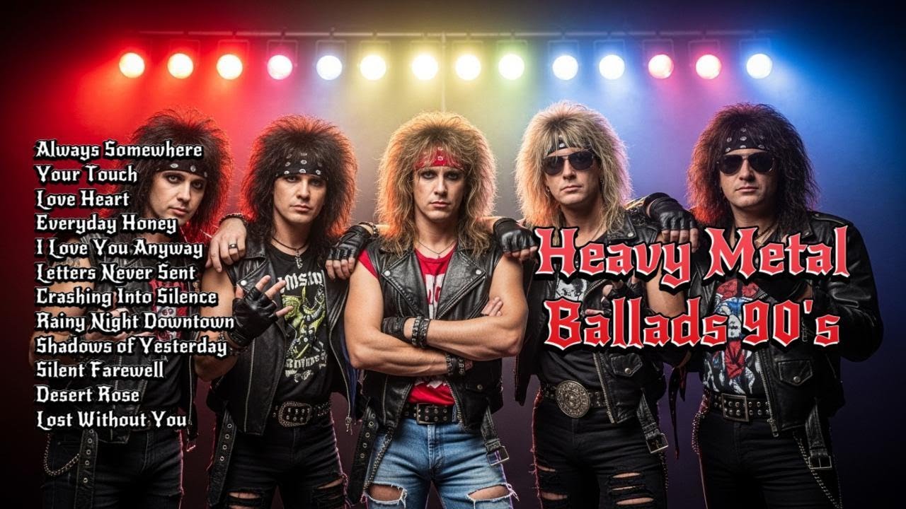 Heavy Metal Ballads 90's 🎸Rock Legends, Scorpion, Metallica, Black ...