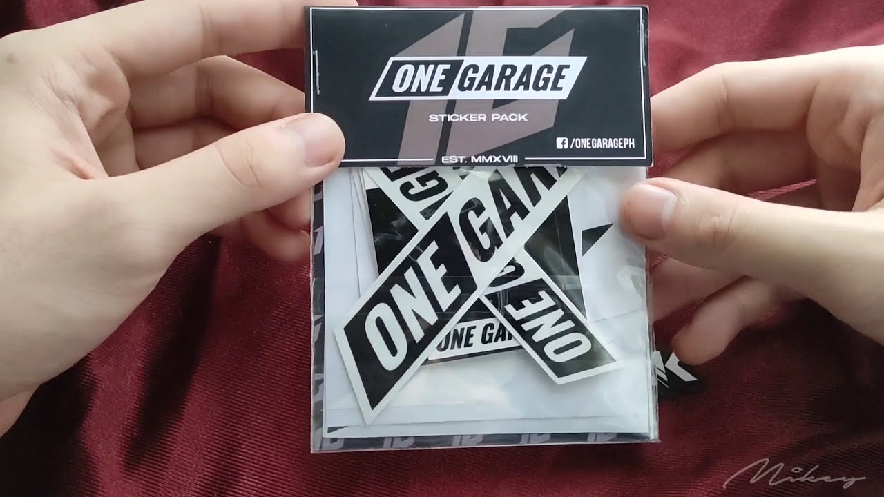 MOTODECK 1G ONE GARAGE STICKER PACK - YouTube