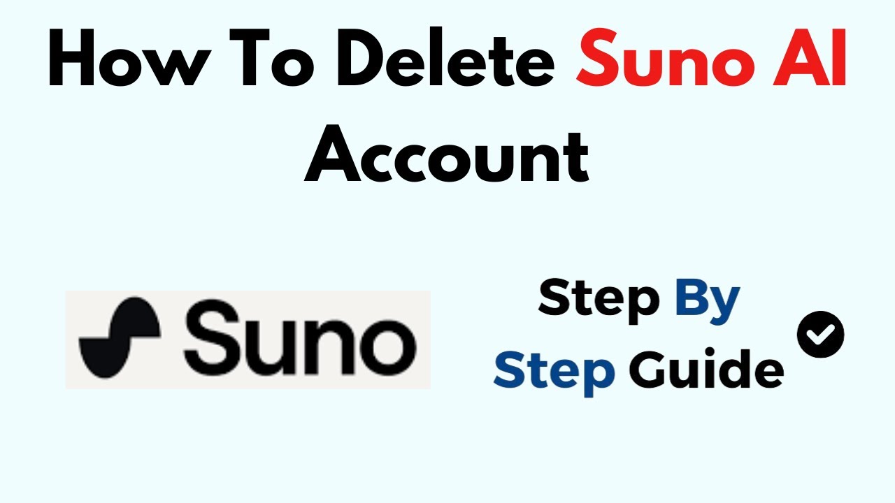 How To Delete Suno AI Account - YouTube