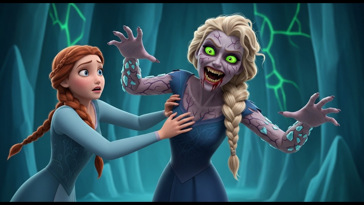 💥 ELSA TURNS INTO A ZOMBIE! ️ Anna’s Heartbreaking Battle to Save Her ...