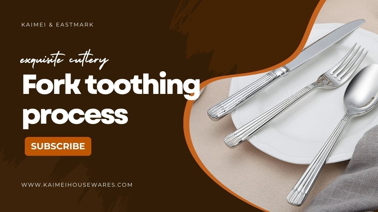 fork toothing process #cutlerymanufacturers #fork #hotelcutlery - YouTube