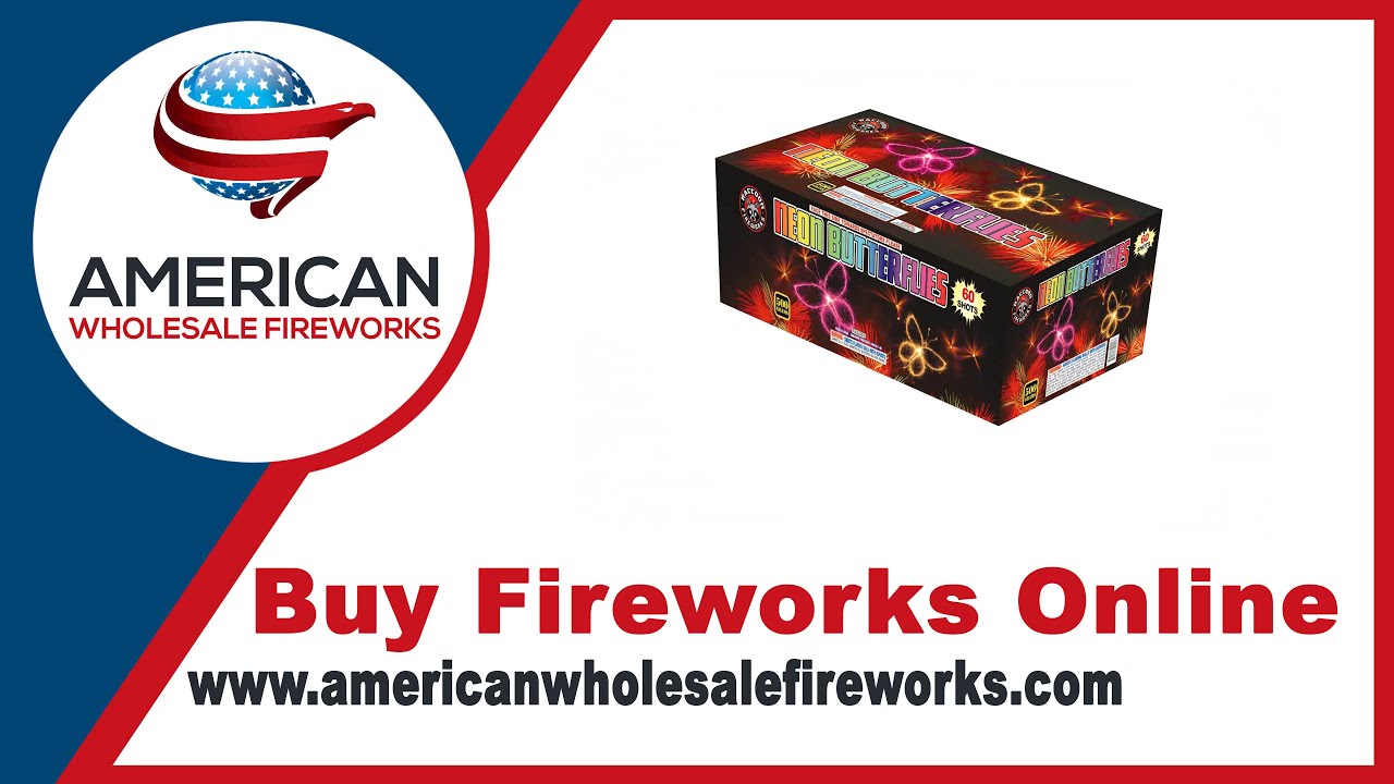Neon Butterflies - Raccoon Fireworks … Available at American Wholesale ...