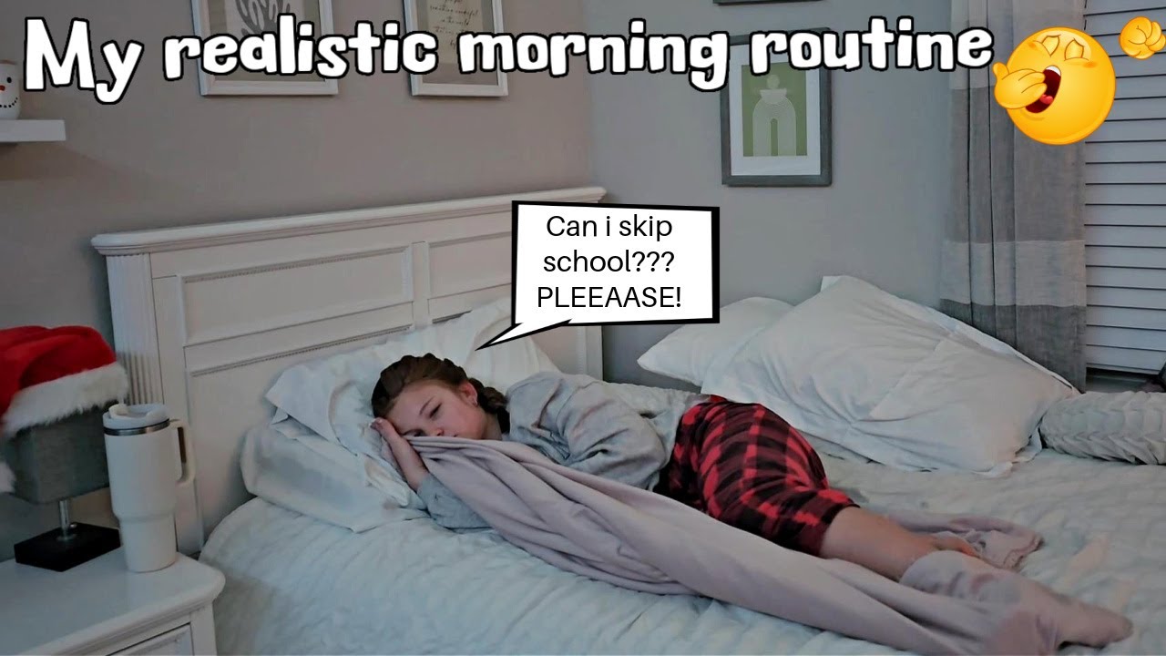 my realistic morning routine *Officially Leah*🥱 - YouTube