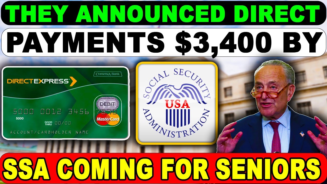 New $3400 Direct Payments By SSA For Social Security SSI SSDI VA ...