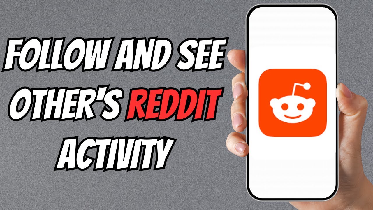 How to Follow Reddit Users and See Their Activity - YouTube