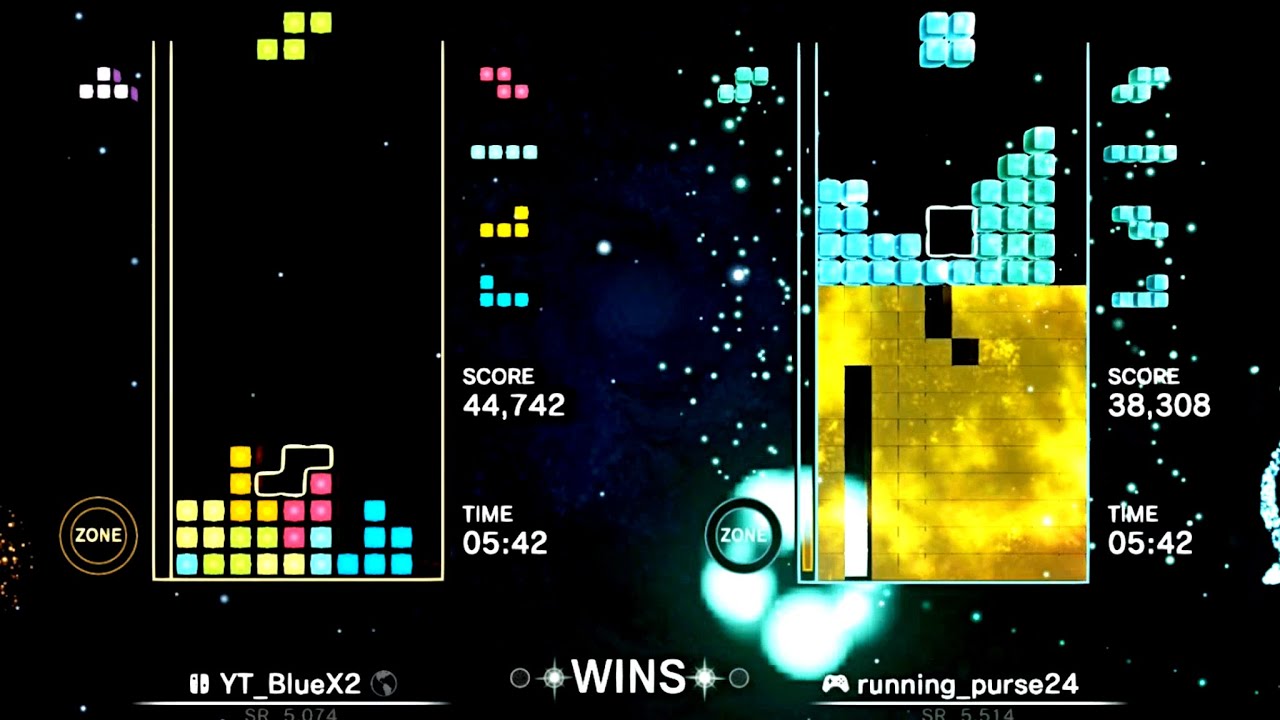 Tetris Effect Connected Online Multiplayer Zone Battle #10 - YouTube