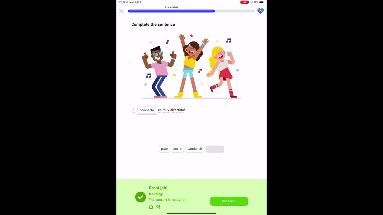 Duolingo Learning Spanish Section 2, Unit 3, Talk About Schedules ...