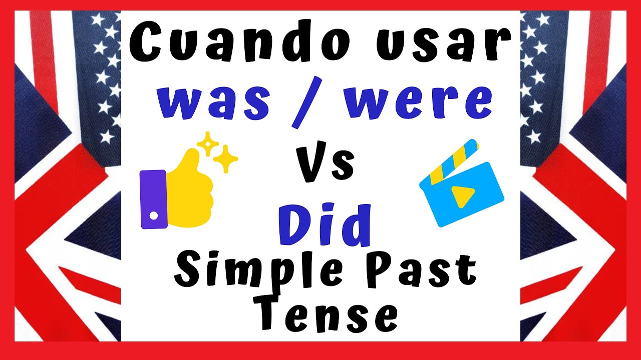Cuando usar los verbos auxiliares - DID / WAS & WERE pasado simple.# ...