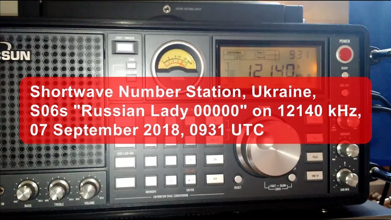 Shortwave Number Station, Ukraine, S06s "Russian Lady 00000" on 12140 ...
